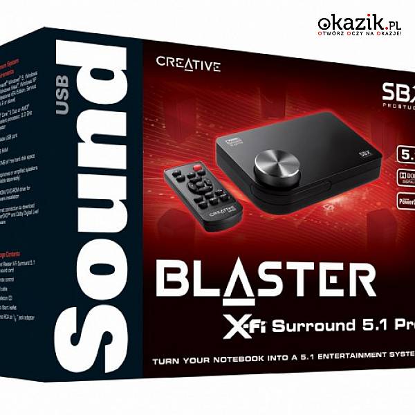 Creative Labs: SB X-FI Surround 5.1 Pro karta muzyczna...