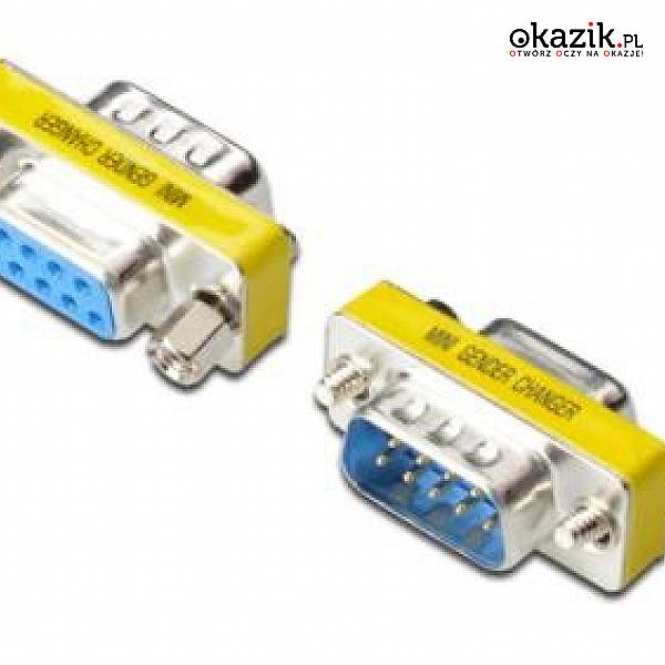 ASSMANN: Adapter RS232 Typ DSUB9/DSUB9 M/Ż