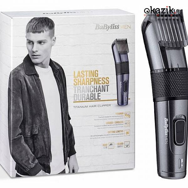 Bezprzewodowa maszynka do strzyżenia BaByliss z nasadką...