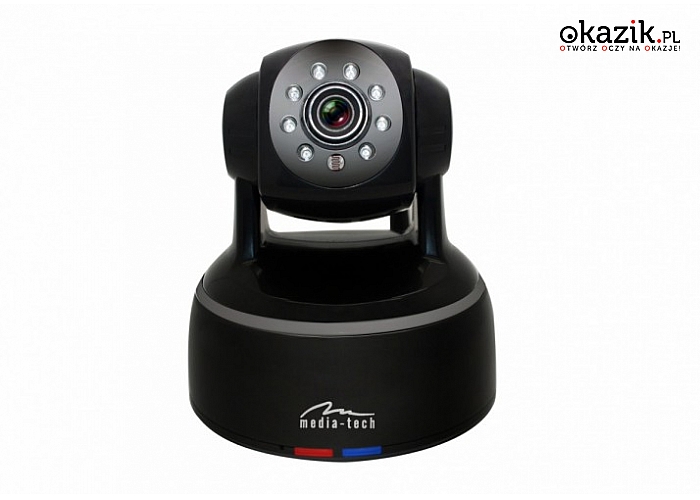 Media-Tech: Indoor Securecam HD Obrotowa kamera sieciowa...